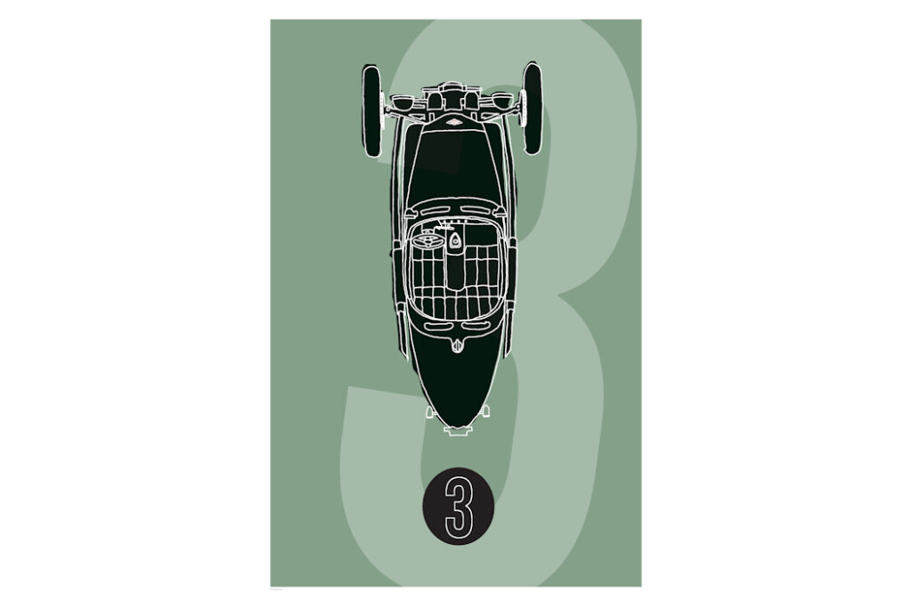 Metal Sign - 3 Wheeler - Morgan Motor Company Shop